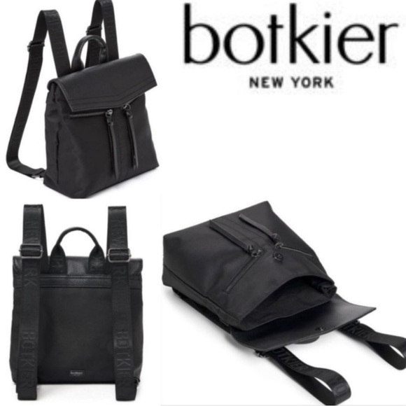 Botkier | Bags | Botkier Trigger Mini Nylon Backpack Black Minimalist ...